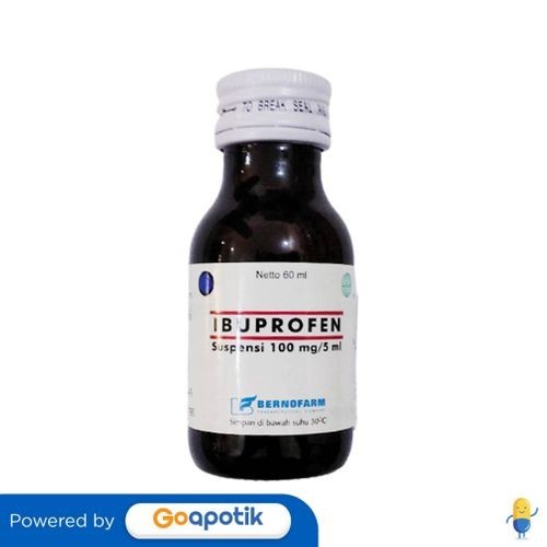 Jual Ibuprofen Bernofarm 100 Mg/5 Ml Suspensi 60 Ml | Shopee Indonesia