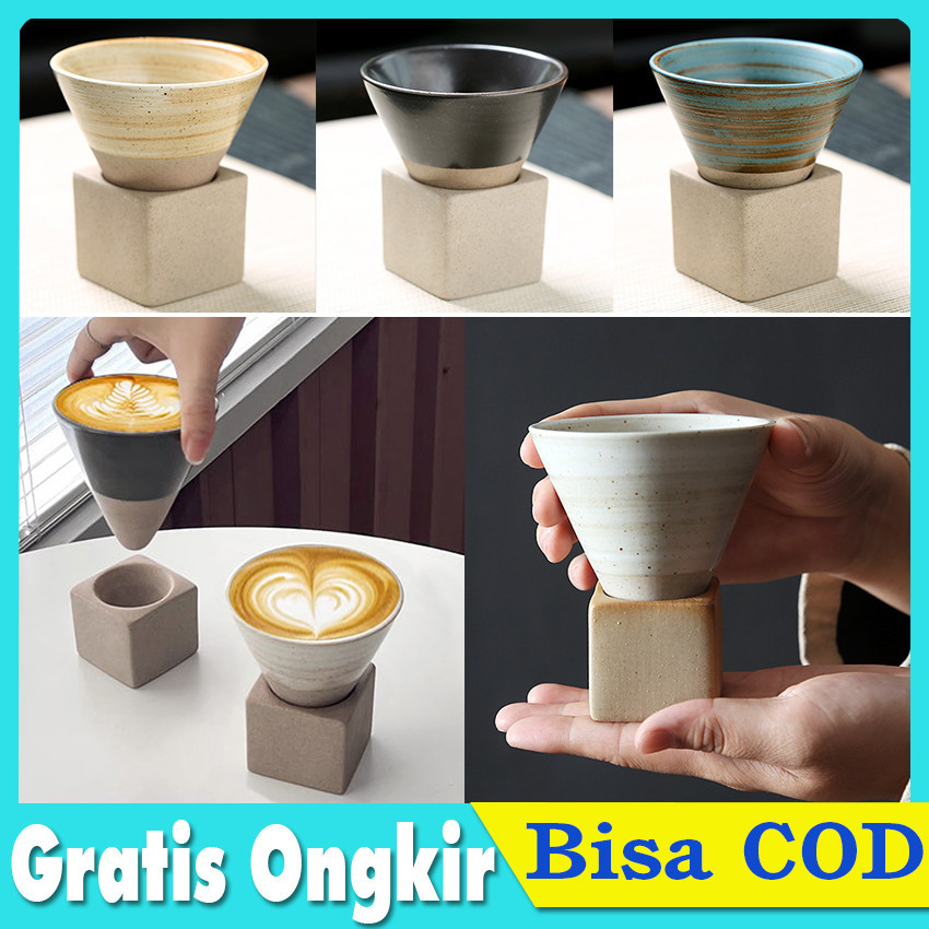 Jual Handmade Japanese Coffee Tea Cup Retro Kung Fu Master Cup ...