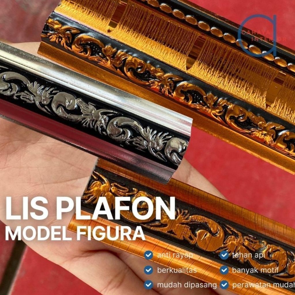 Jual List Figura Plafon PVC Motif Mewah - List Untuk Plafon Kamar ...