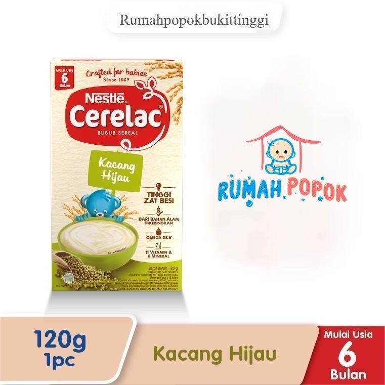 Jual Nestle Cerelac Bubur Bayi Instant Usia 6-12 Bulan Rasa Kacang ...