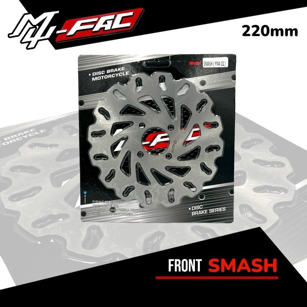 Jual Cakram MUFAC Disc Depan Suzuki SMASH 220MM Model Gerigi Polos ...