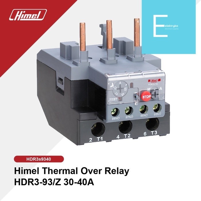 Jual Himel Thermal Overload Relay HDR3-93/Z 30-40A - HDR3s9340 | Shopee ...