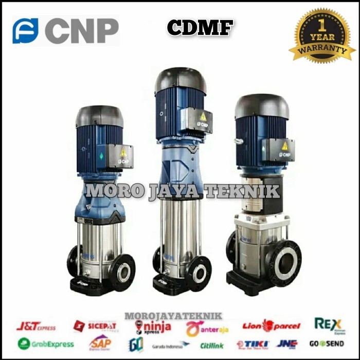 Jual Pompa CNP CDMF 10-8 3KW 4 HP Pompa Dorong Vertical Multistage Pump ...