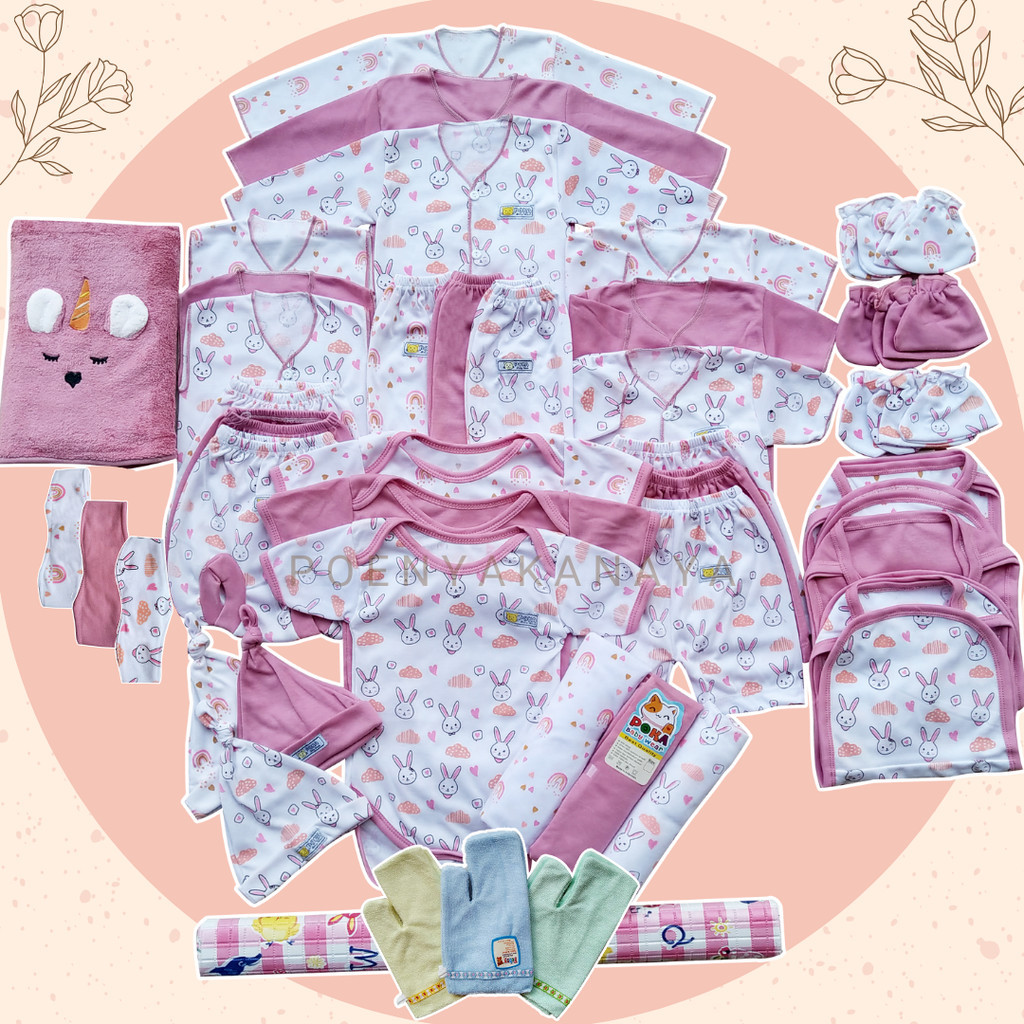 Jual 53 PCS Paket Hemat Terkomplit Baju Bayi Baru Lahir Paket Hemat ...