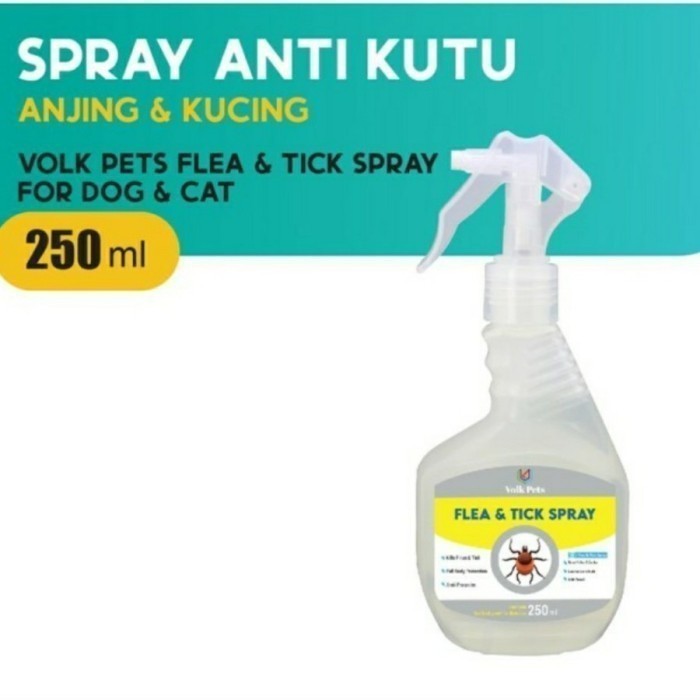 Jual Volk Pets Flea & Tick Spray Anjing & Kucing - Spray bebas Kutu ...