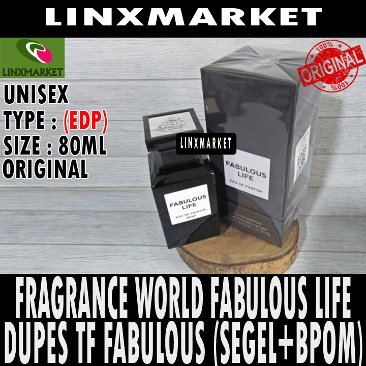 Jual FW FRAGRANCE WORLD FABULOUS LIFE UNISEX EDP 80ML (BOX SEGEL+BPOM) | Shopee Indonesia