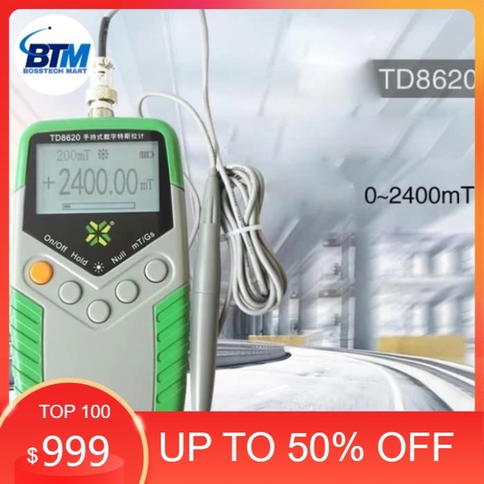 Jual Gauss Tesla Meter TD8620 Magnet Tester Gaussmeter TD-8620 ...