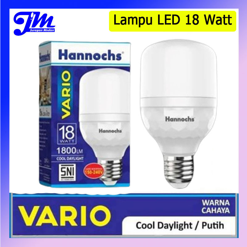 Jual Lampu Led Hannochs Vario 18 Watt Bohlam Hannochs Led Vario 18 W Bola Lampu | Shopee Indonesia
