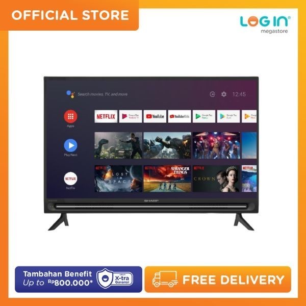 Jual Sharp Aquos Smart Android LED TV 2TC50EG1I 50 Inch | Shopee Indonesia