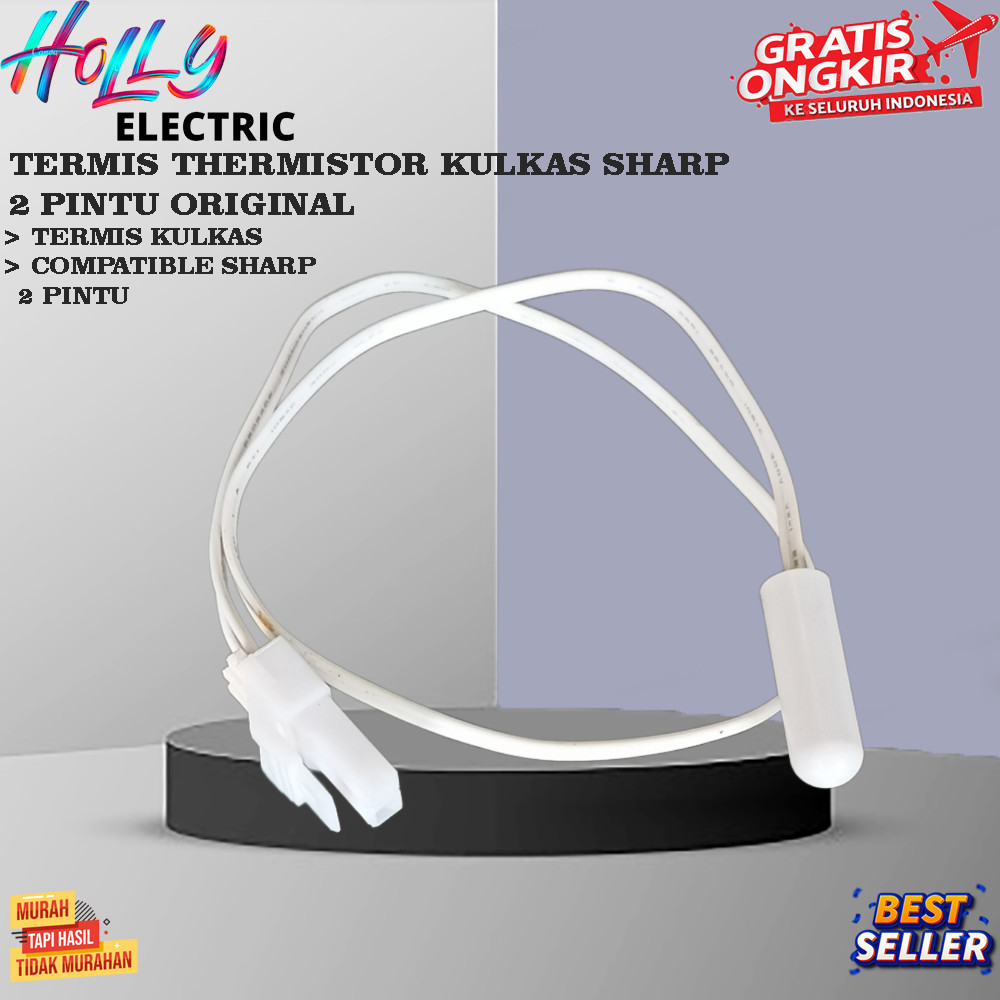 Jual TERMIS THERMISTOR KULKAS SHARP 2 PINTU ORIGINAL HOLLY | Shopee ...