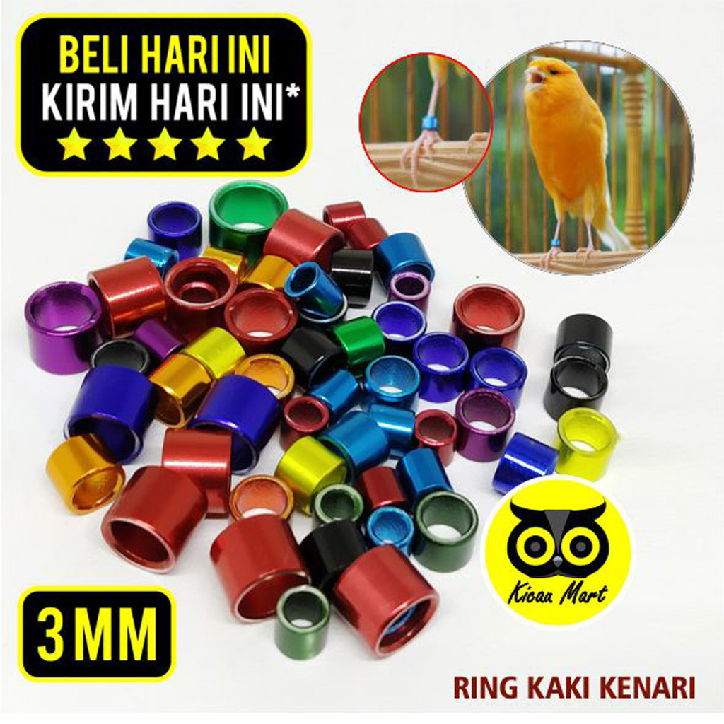 Jual KICAU MART RING BURUNG GELANG KAKI BURUNG KENARI CINCIN GELANG ...