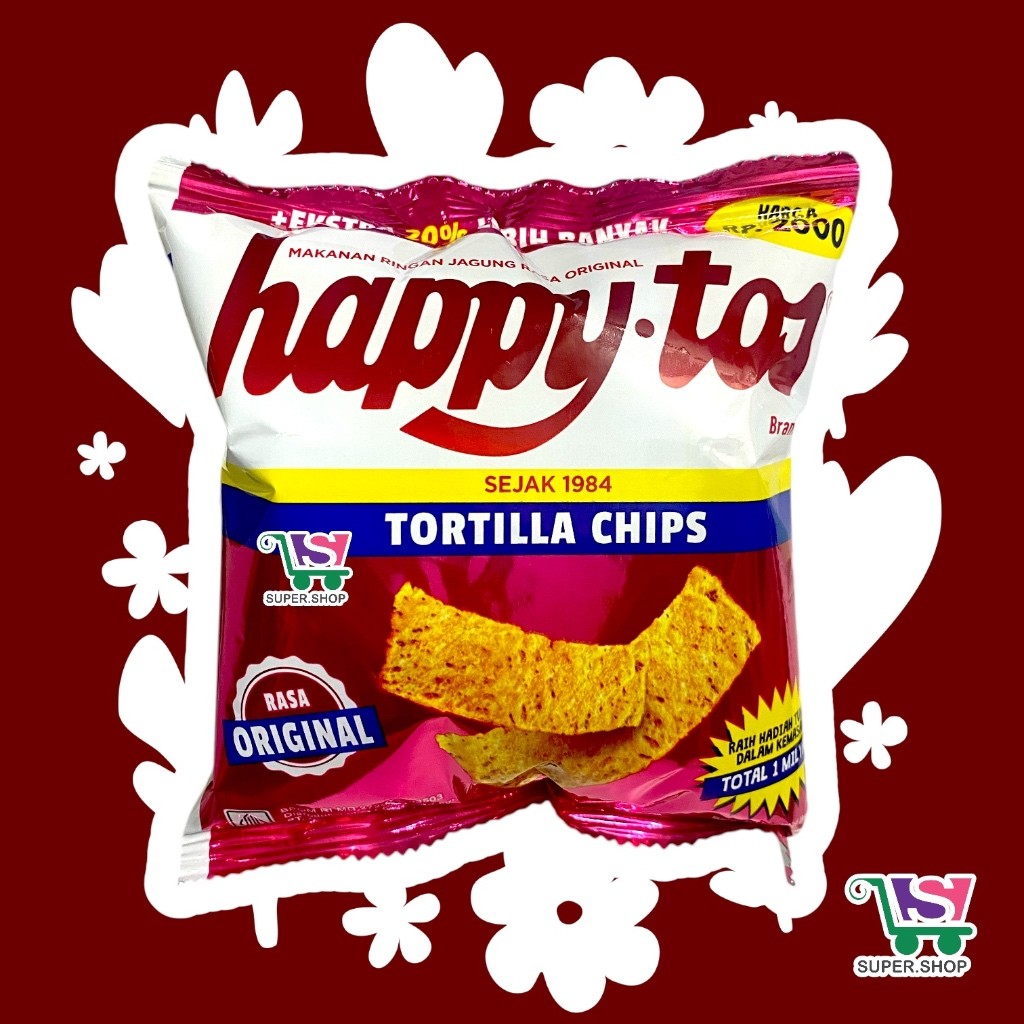 Jual 1 pack Happy Tos / Happytos Tortilla Chips Chiki 25 Gram Renceng ...