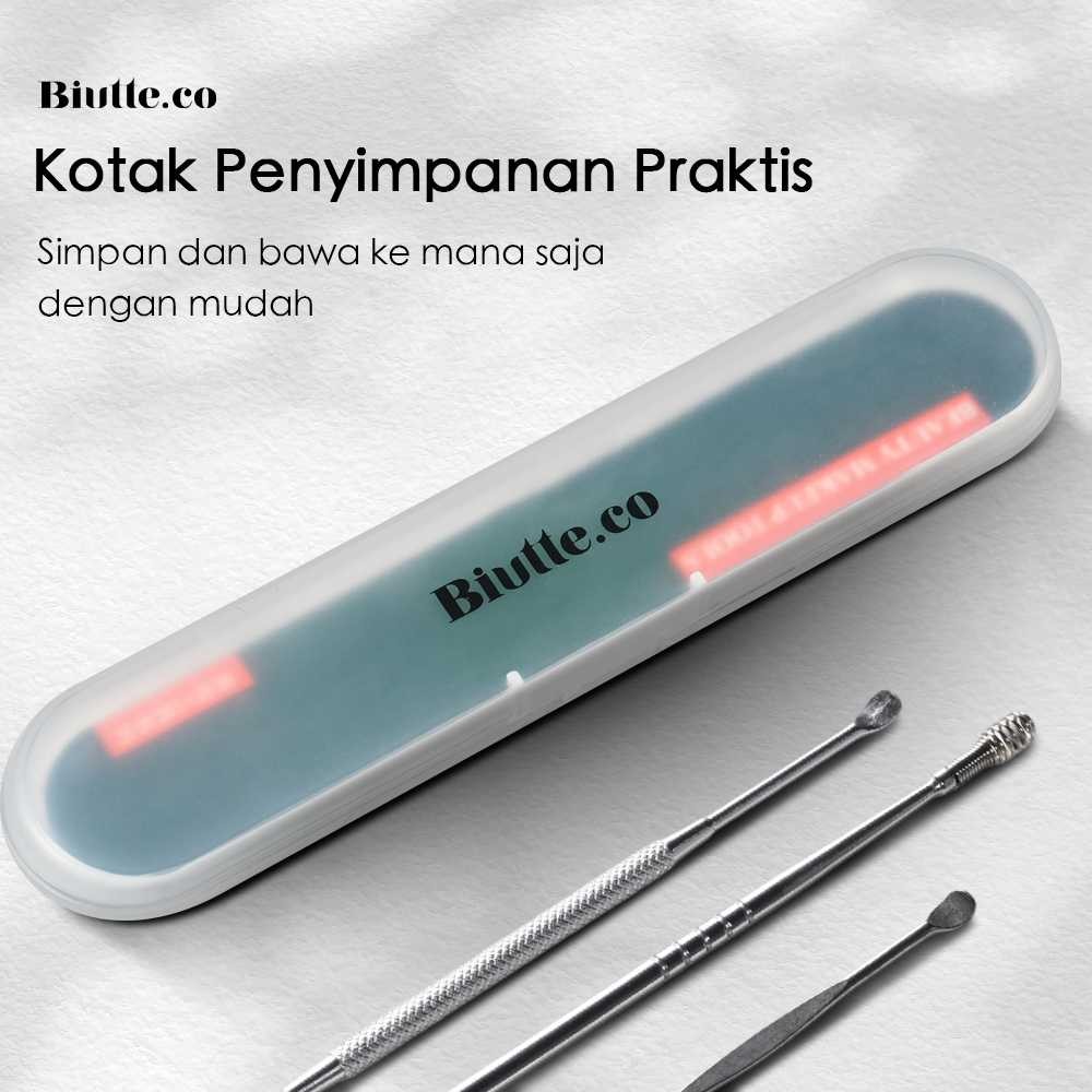 Jual Biutte.co Pembersih Telinga Korek Kuping Ear Wax Picker 7 PCS | Shopee Indonesia