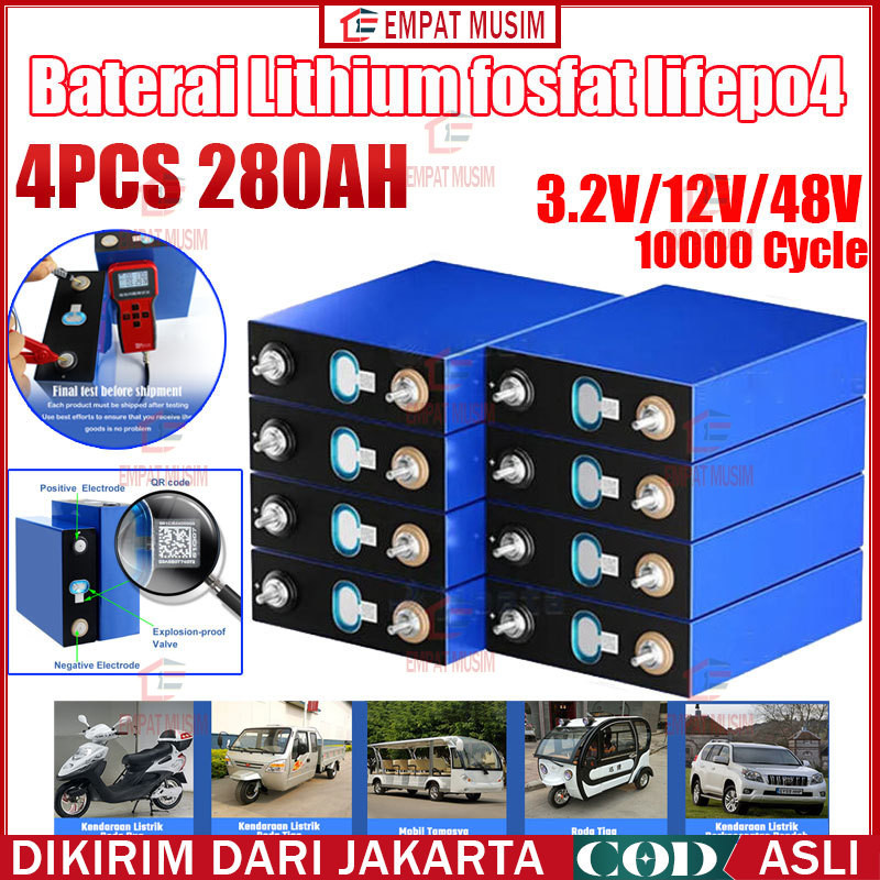 Jual CATL 3.2V 280ah/120ah Lithium Large Single Lithium Iron Phosphate Battery LiFePO4 Outdoor ...