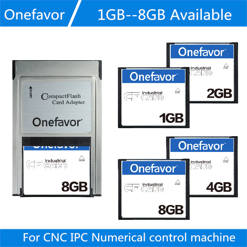 Jual Onefavor Compact Flash CF Card To Pcmcia Adapter 1GB 2GB 4GB 8GB Memory Card For CNC IPC ...