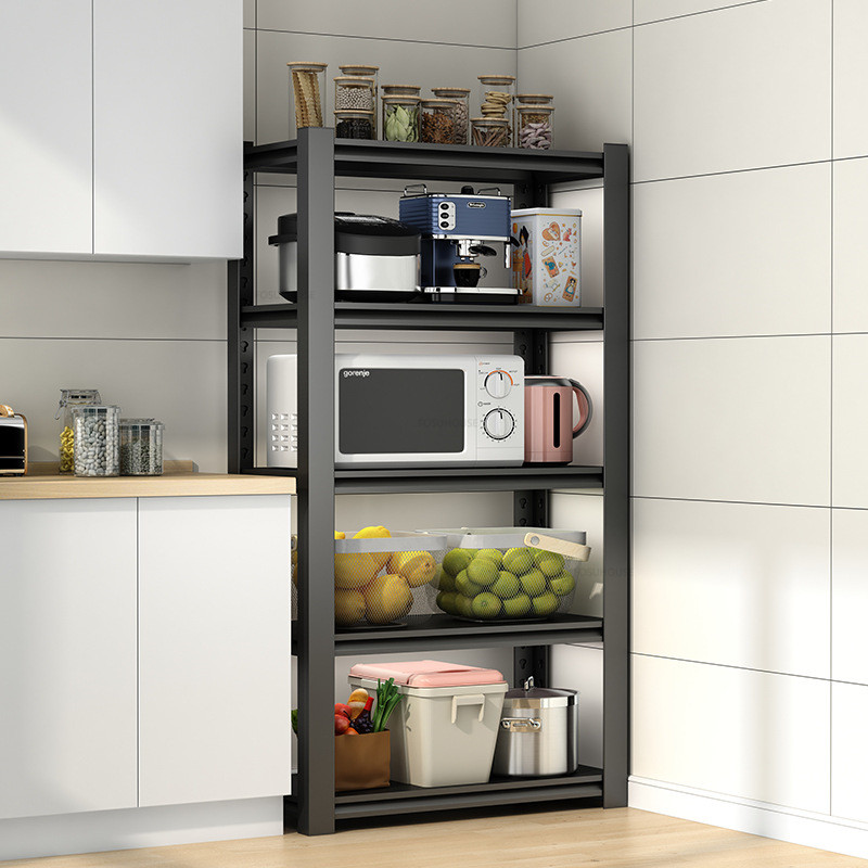 Jual Modern Carbon Steel Kitchen Cabinets Floor Multi-layer Storage ...