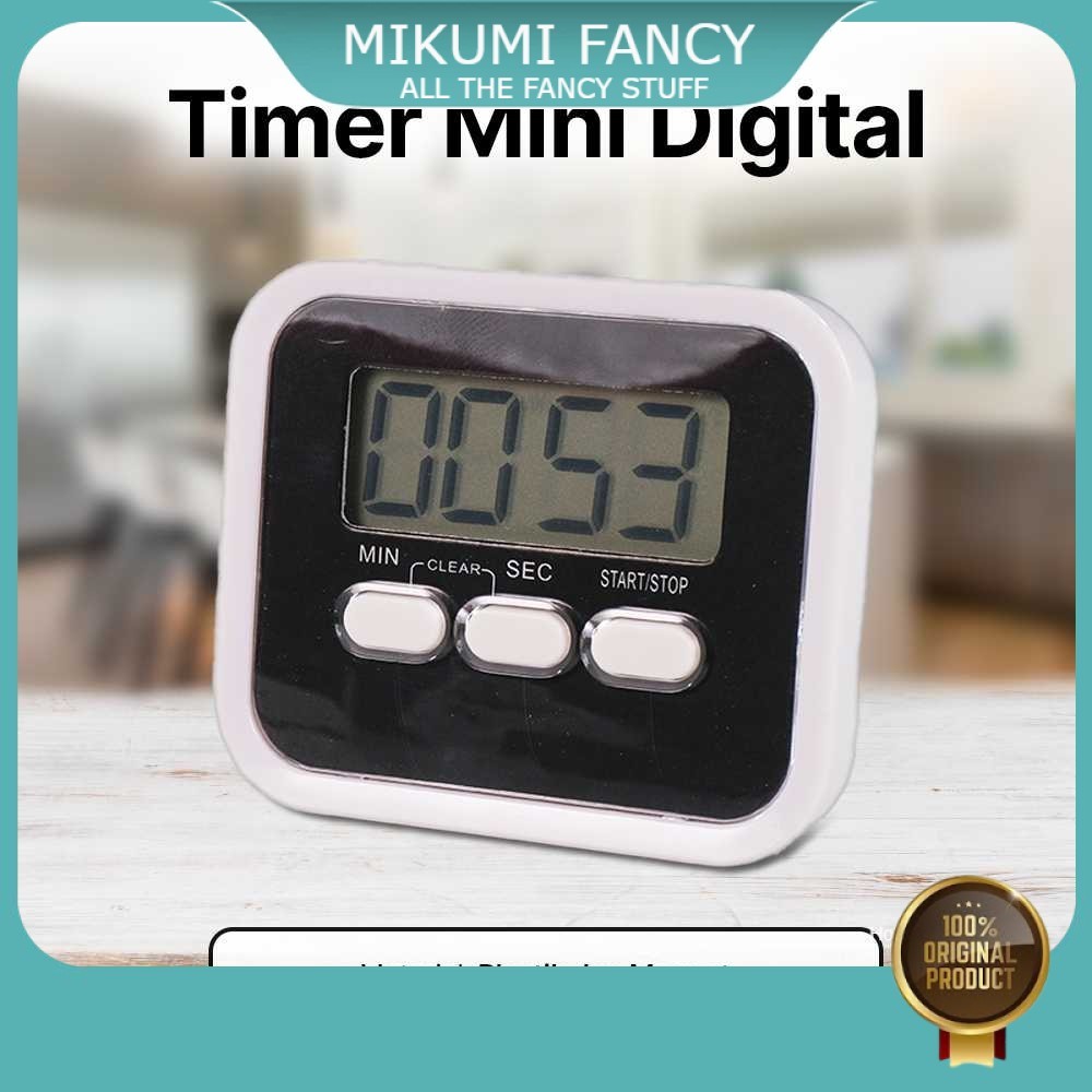 Jual FANCY Aihogard Timer Mini Digital Dapur Kitchen Countdown Timer - II5 | Shopee Indonesia