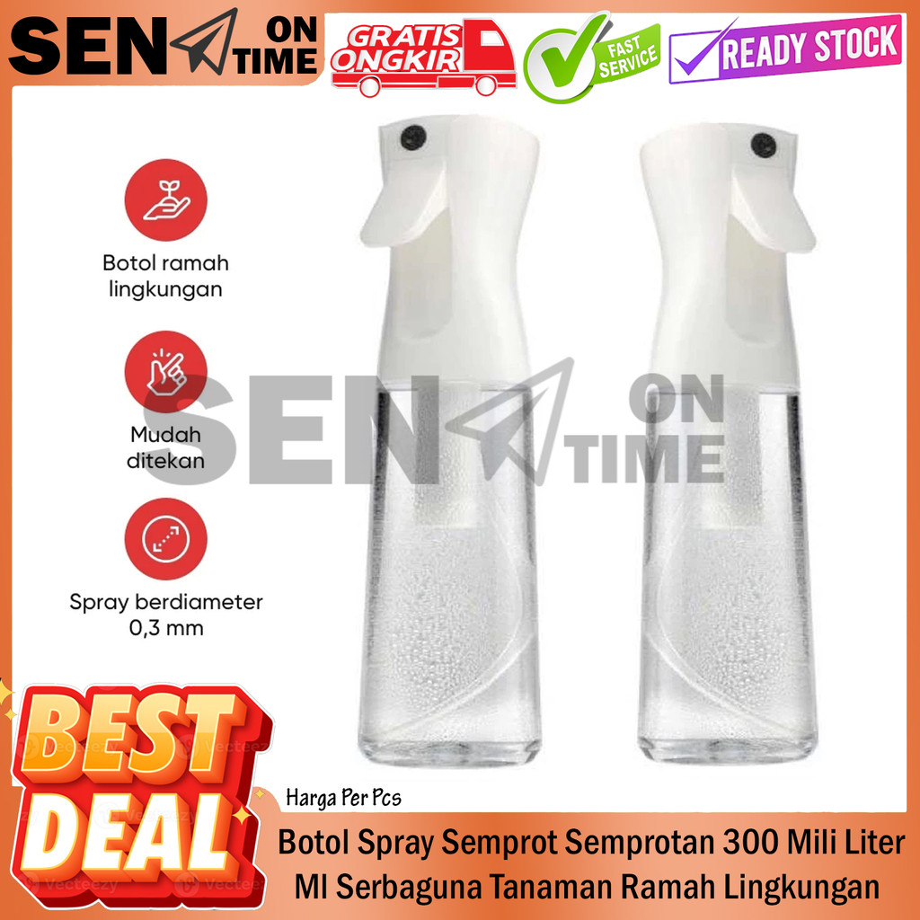 Jual Botol Spray Semprot 300 Ml Mili Liter Tipe YG-30 Semprotan Ukuran ...