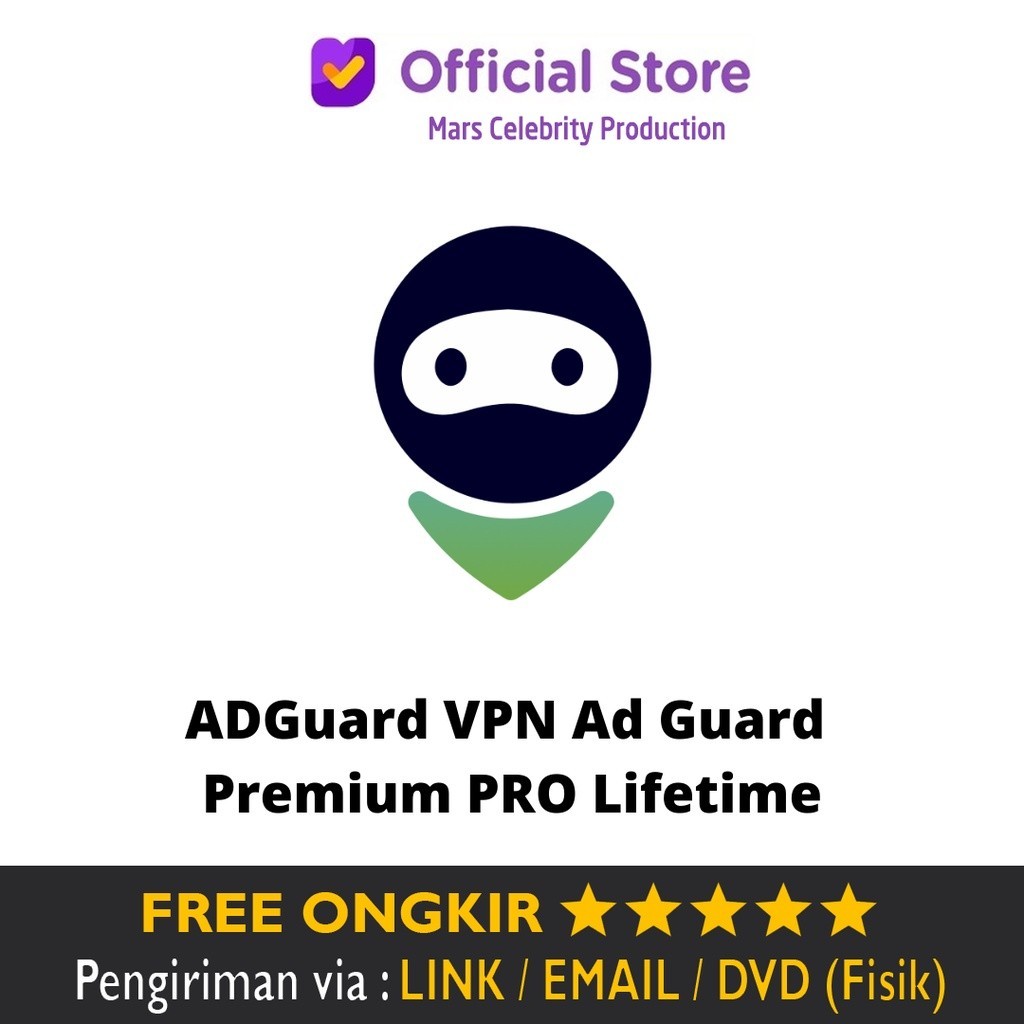 Jual ADGuard VPN Ad Guard Premium PRO Lifetime Android VIP No Ads Iklan Fullpack | Shopee Indonesia