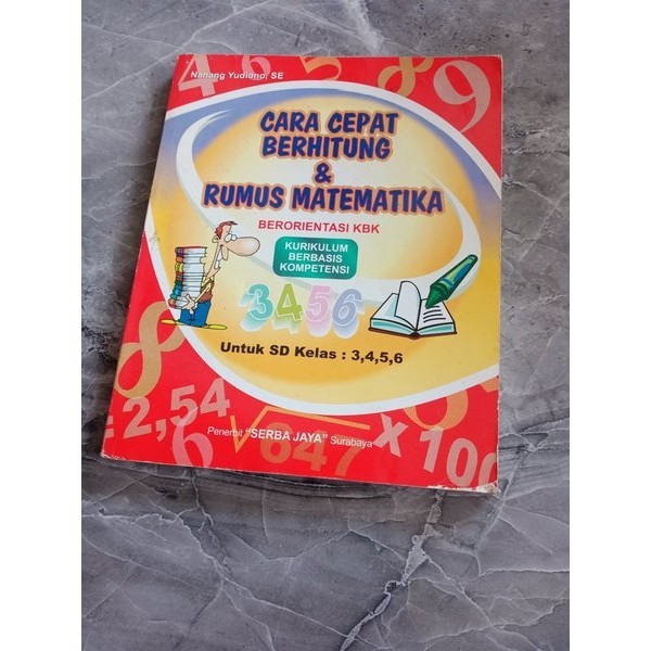 Jual CARA CEPAT BERHITUNG & RUMUS MATEMATIKA-NANANG YUDIONO SE-H3 ...