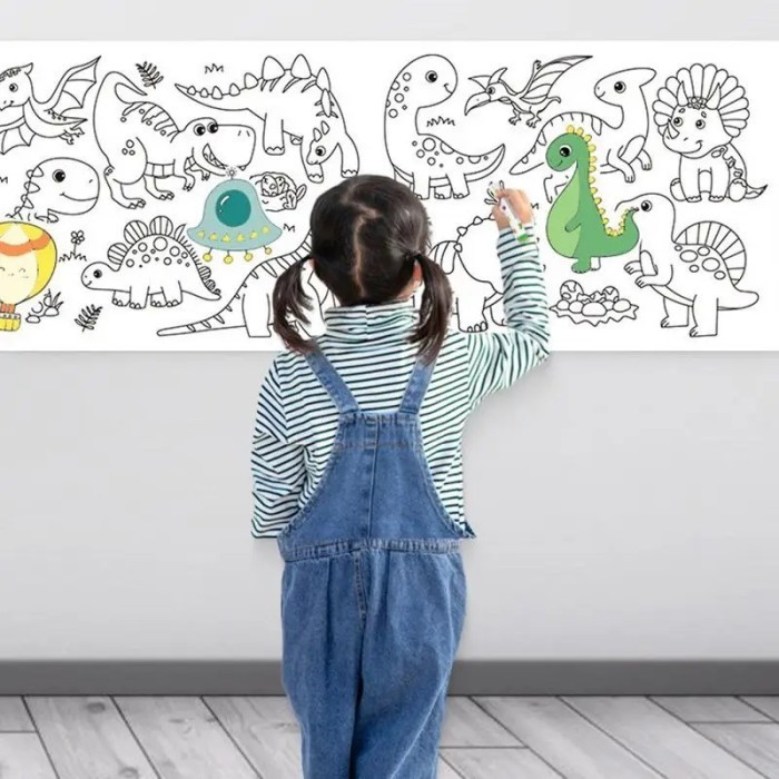 Jual Kertas Mewarnai Jumbo Giant Poster Doodle Jumbo Coloring Sheet