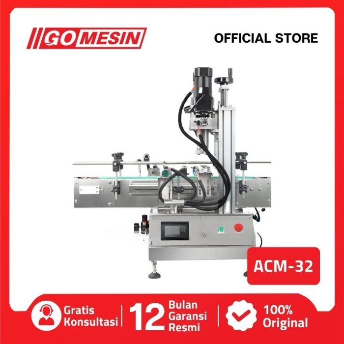 Jual MESIN SEGEL BOTOL GOMESIN GM ACM 32 OTOMATIS CAPPING MACHINE | Shopee Indonesia