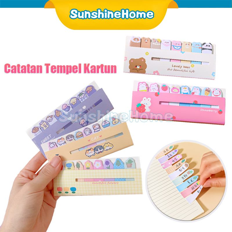 Jual Tempelan Kertas Catatan 120 Lembar Pembatas Buku / Sticky Notes ...