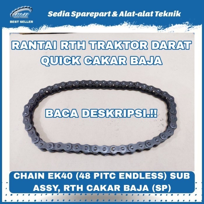 Jual RANTAI ROTARY TRAKTOR QUICK CAKAR BAJA CHAIN EK40 (48 PITC ENDLESS ...