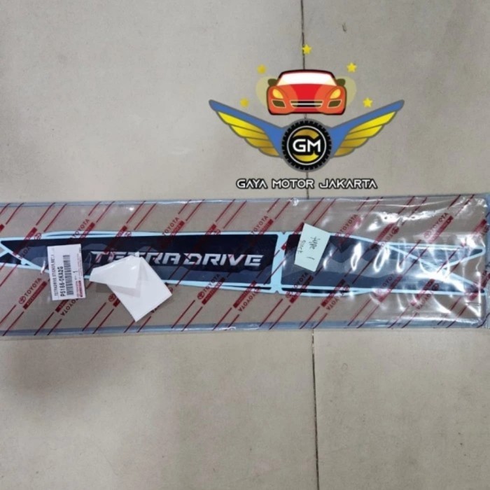 Jual STIKER STICKER TETRADRIVE TETRA DRIVE FORTUNER VRZ TRD 2022 ...