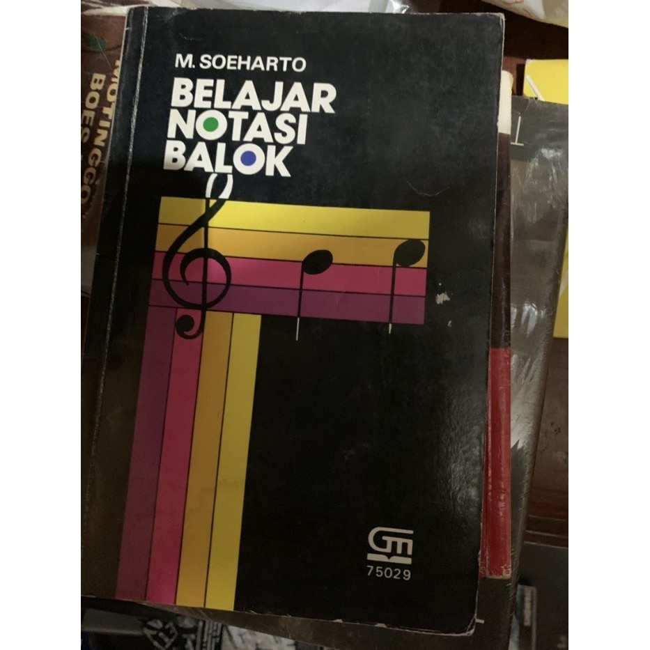 Jual BUKU BELAJAR NOT NOTASI BALOK - M SOEHARTO | Shopee Indonesia