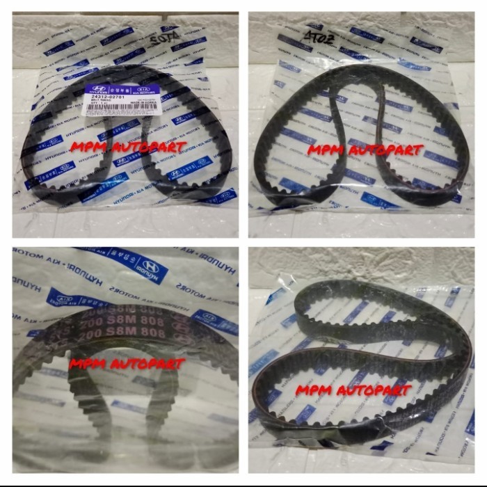 Jual timing belt sabuk mesin hyundai atoz kia visto impor 24312-02701 ...