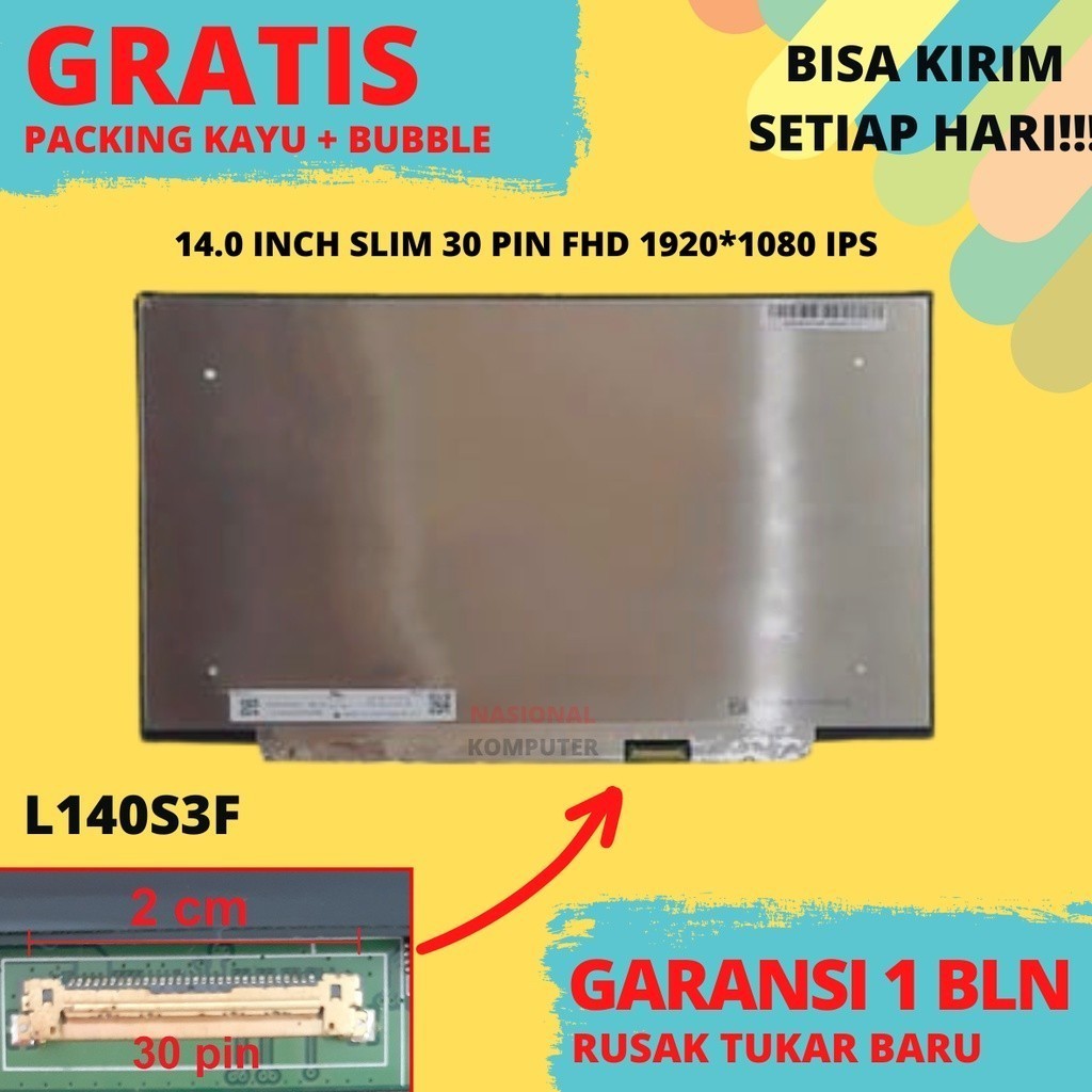 Jual LED LCD Asus Vivobook 14 M415 M415D M415DA 14.0inch 30pin Slim ...