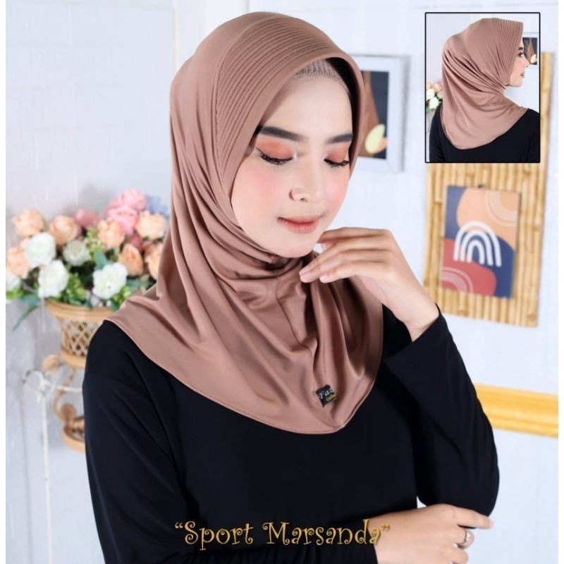 Jual Hijab Sport-Kerudung Bergo Instan Jilbab Sport Pet Tebal | hijab olahraga | hijab sekolah ...