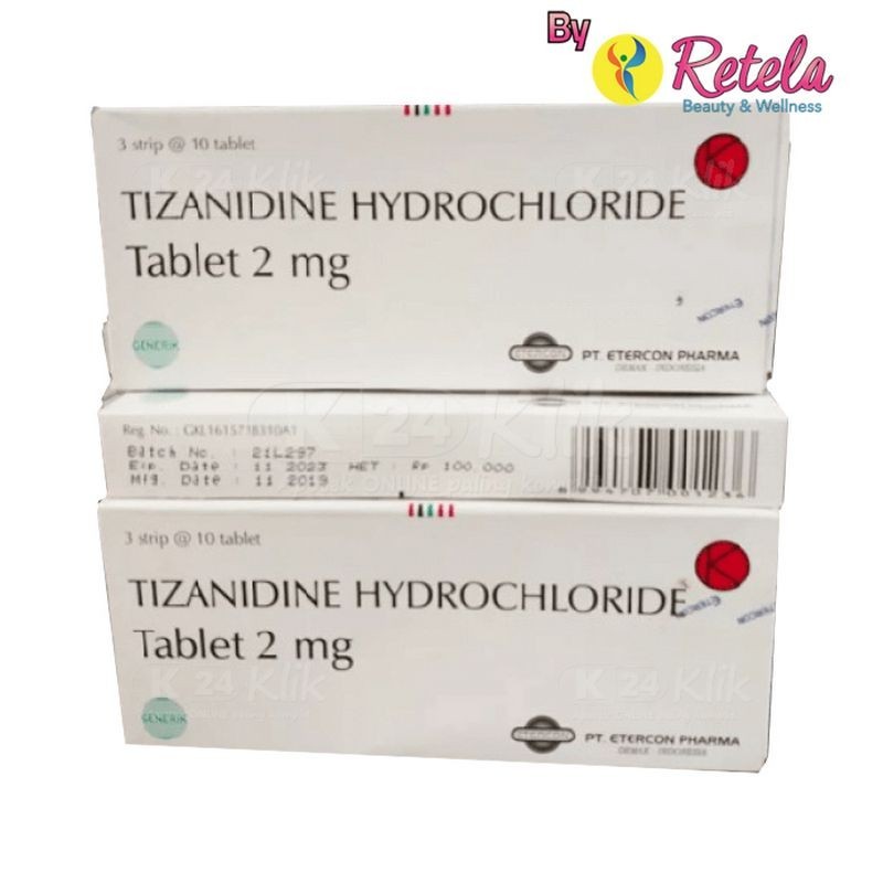 Jual Tizanidine 2Mg 1 Strip 10 Tablet Novell | Shopee Indonesia
