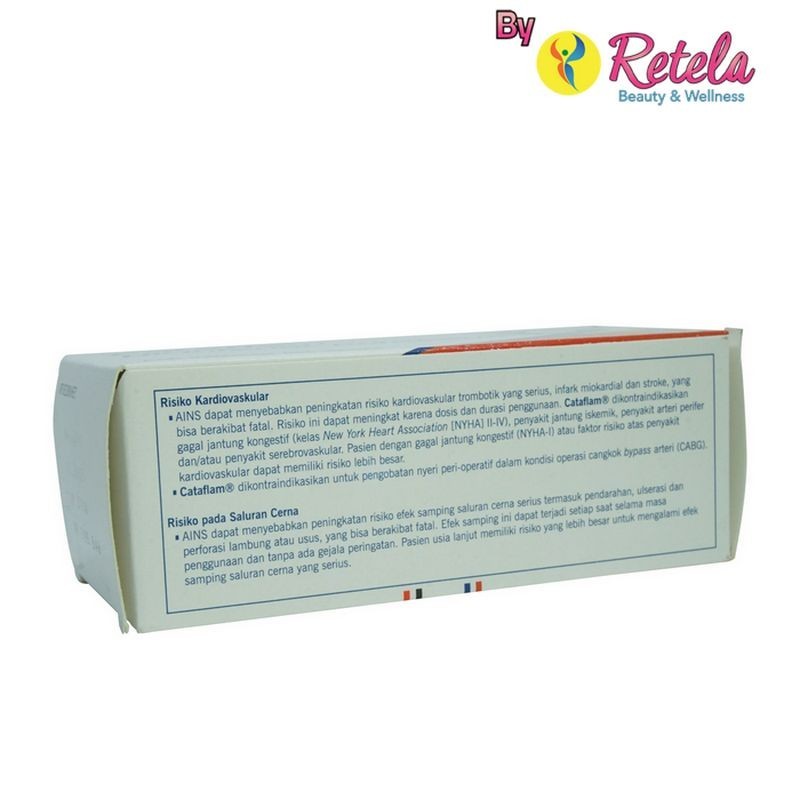 Jual Cataflam 50mg 1 Blister Isi 10 Tablet | Shopee Indonesia