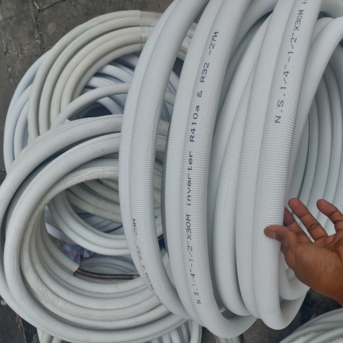 Jual pipa ac 1/4 X1/2 ac 1,5pk 2pk Nippon steel NS inverter meteran ...