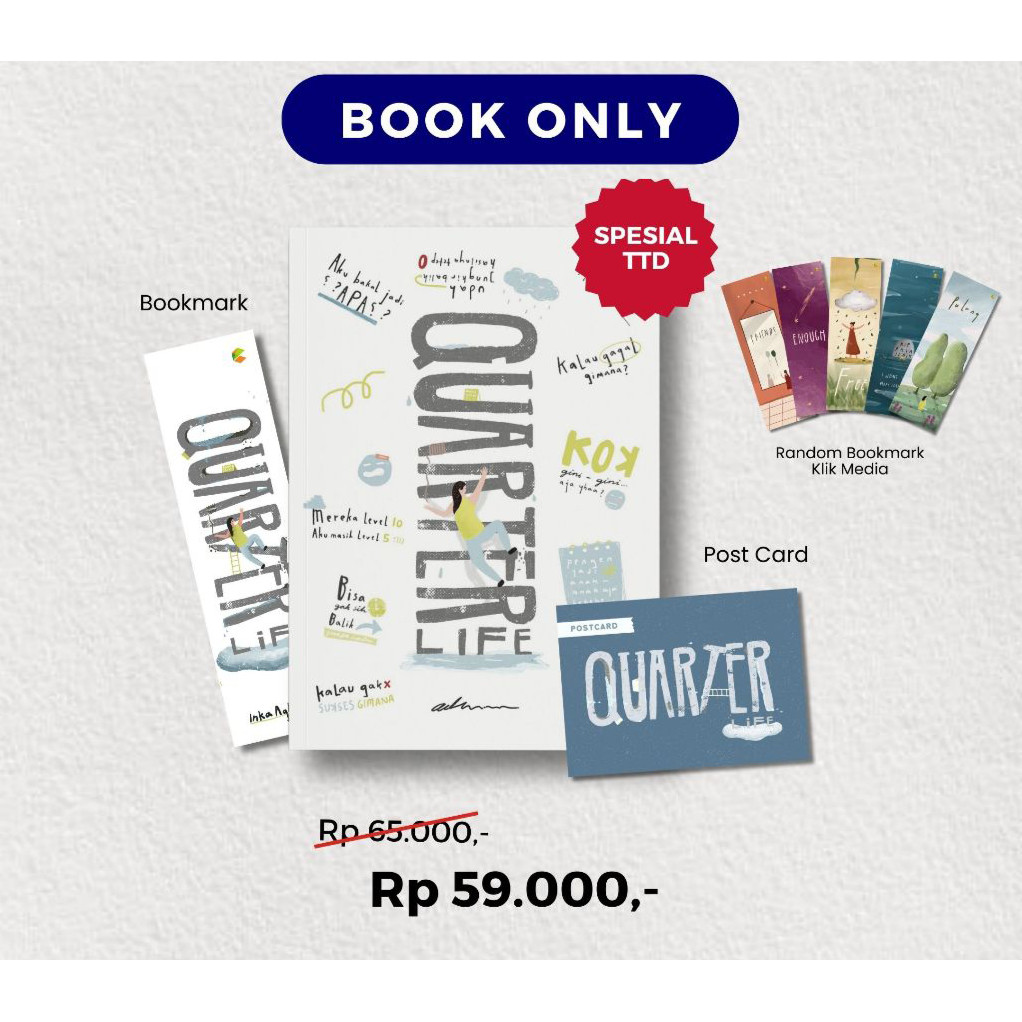 Jual Buku Quarter Life | Cklik | Shopee Indonesia