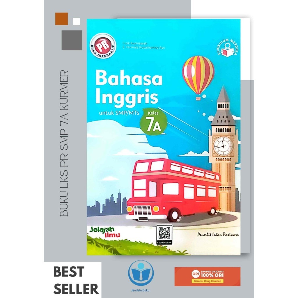 Jual Buku Pr/Lks Bahasa Inggris Kelas 7 SMP/MTS Semester 1 Kurikulum Merdeka Intan pariwara ...