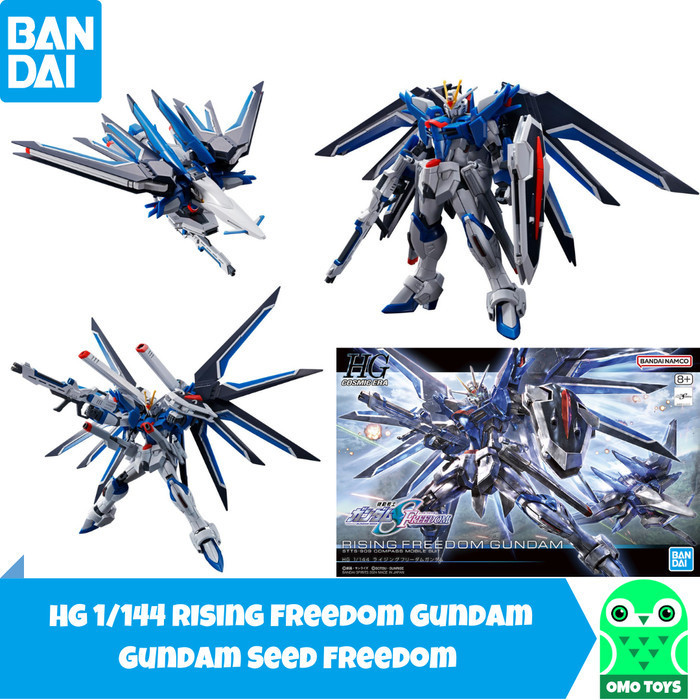 Jual HG 1/144 Rising Freedom Gundam Seed Freedom Original Bandai | Shopee Indonesia