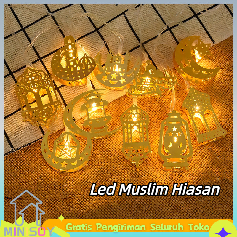 Jual 【COD】Lampu LED Idul Fitri Dekorasi Ramadhan Muslim Lampu Lilin ...