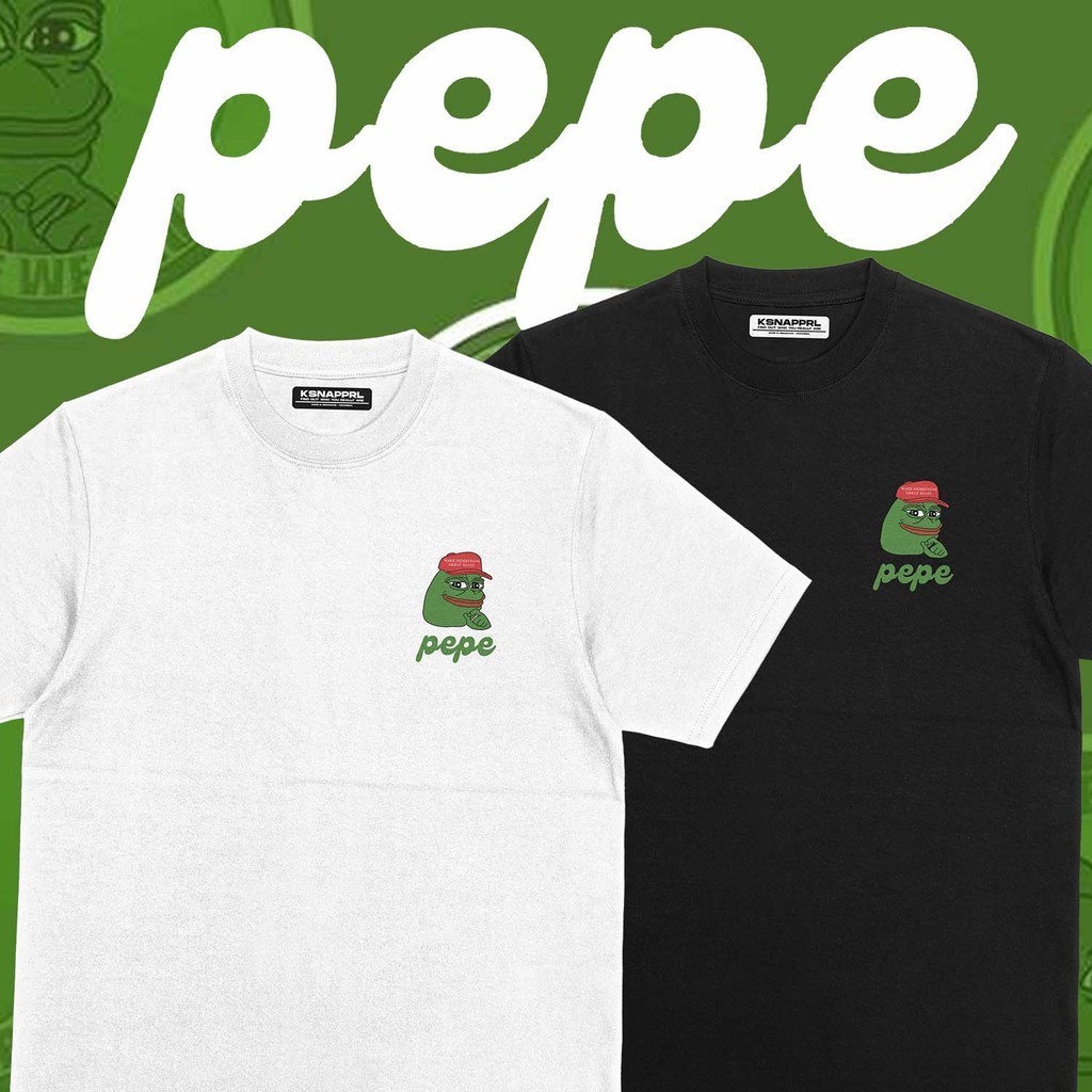 Jual Kaos Crypto Pepe "Pepe Logo" - Pepe Token/Bitcoin/Meme Coin ...