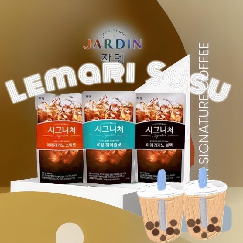 Jual JARDIN signature korean americano coffee pouch/Jardin signature ...