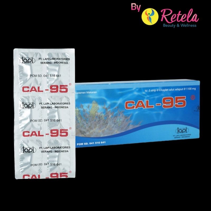 Jual CAL-95 1 STRIP 6 Caplet | Shopee Indonesia