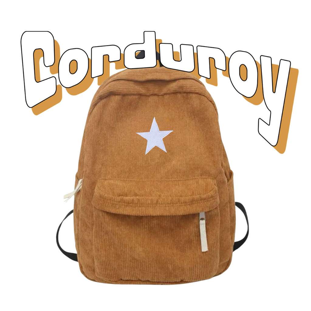Jual POLO FELIX - Tas Ransel Corduroy Bintang Polos Pria Wanita Clean ...