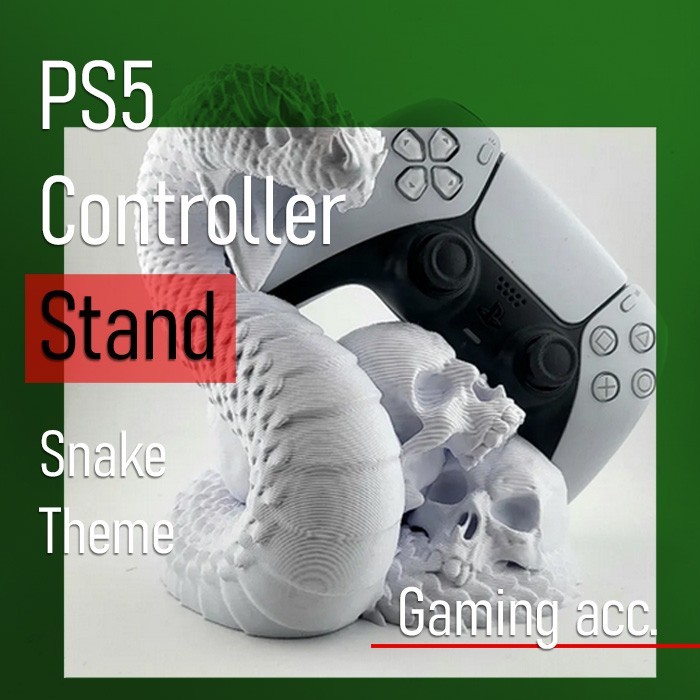 Jual Dualsense Playstation Controller Stand SNAKE SKULL PS4 PS5 DESKTOP ...