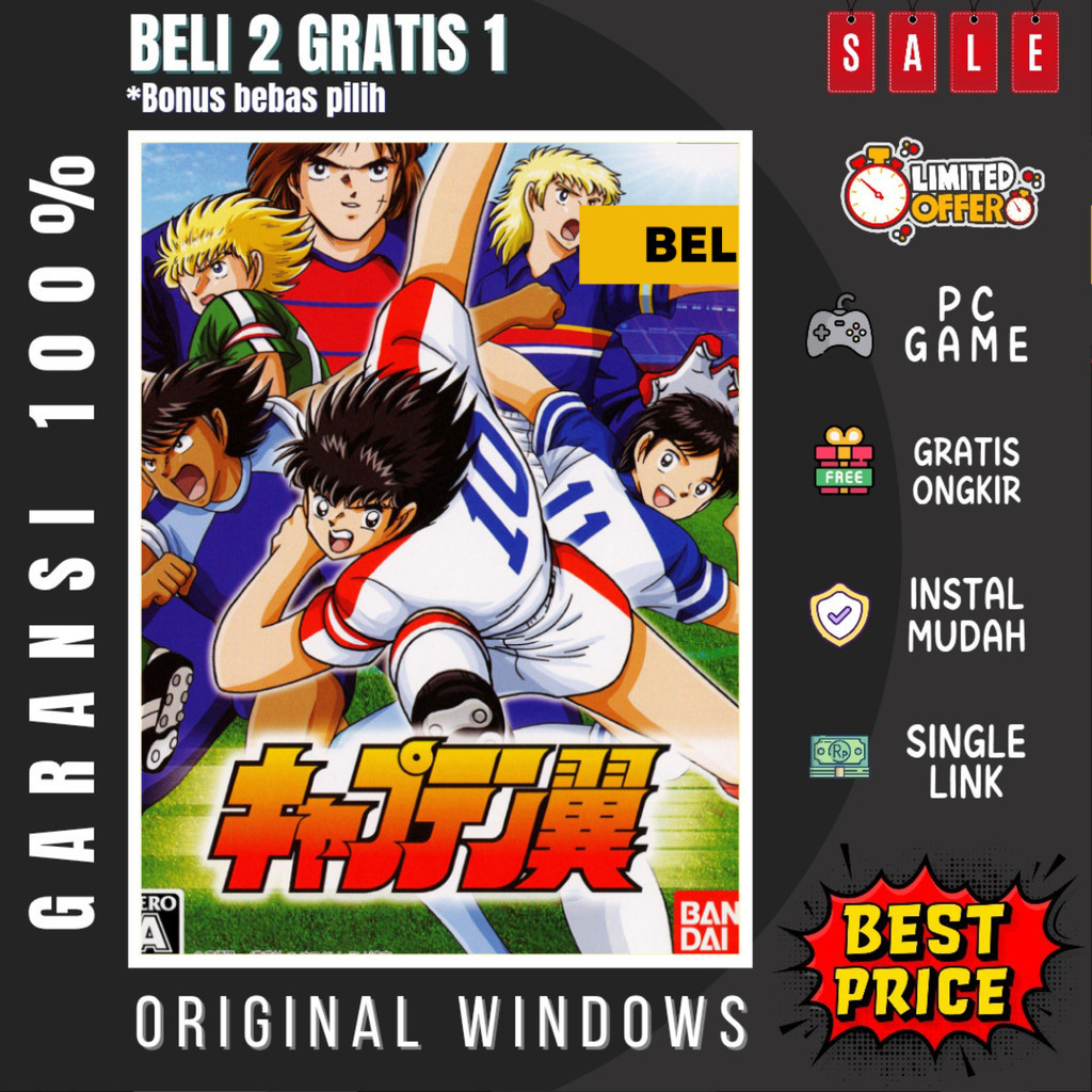 Jual CAPTAIN TSUBASA - GAME PC - GAME LAPTOP - PC GAMES - BELI 2 GRATIS ...