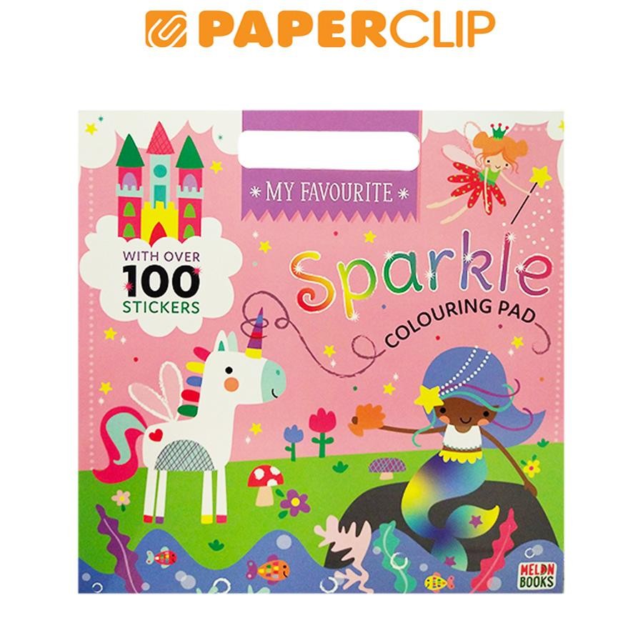 Jual MY FAVOURITE COLOURING PAD - SPARKLE | Shopee Indonesia