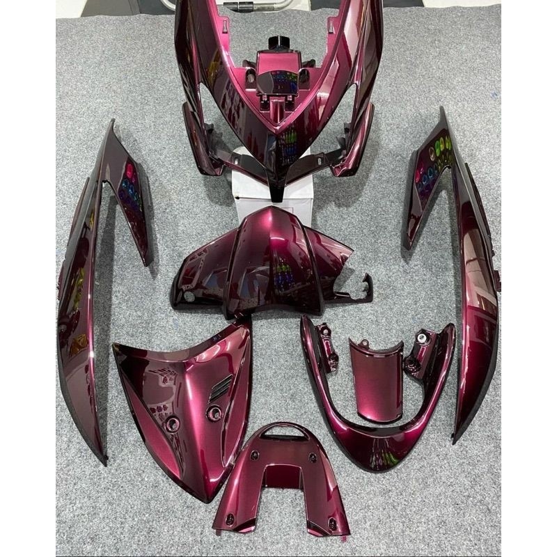Jual fullset body halus Vario karbu warna Moonlight red | Shopee Indonesia
