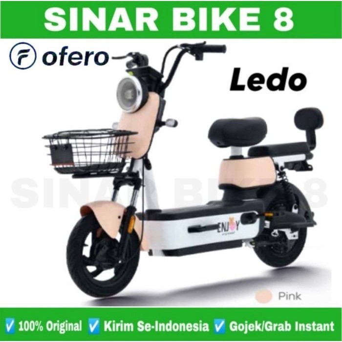 Jual Sepeda Listrik OFERO LEDO 500 Watt Electric E Bike | Shopee Indonesia