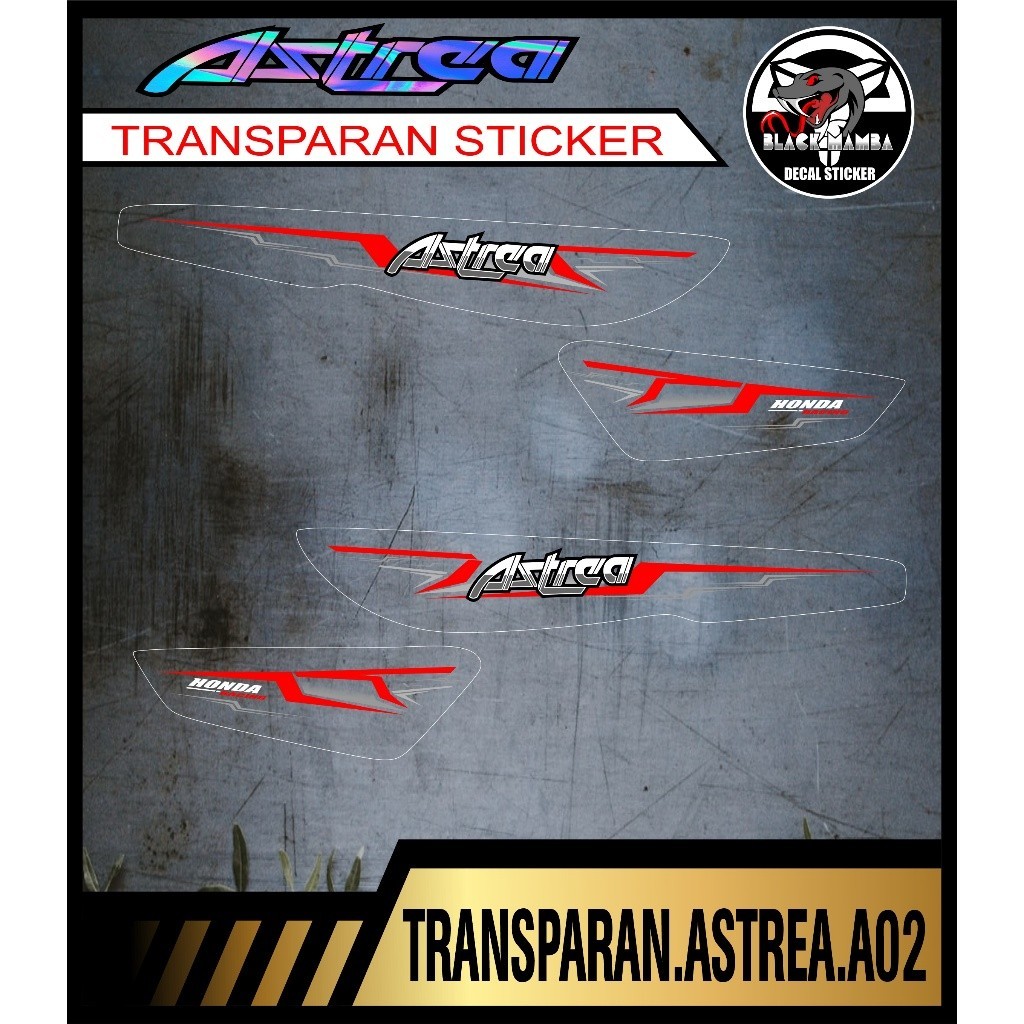 Jual Sticker TRANSPARAN ASTREA STRIPING TRNASPARAN Astrea Grand Motif ...